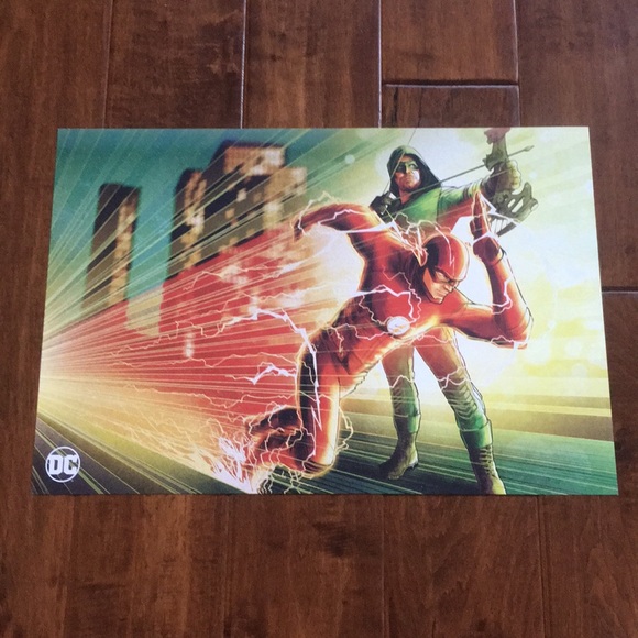 Warner Bros. | Other | The Flash And Arrow Poster | Poshmark